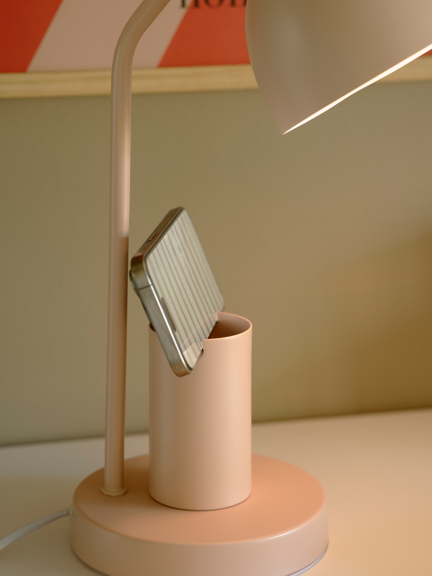 Devone | Table lamp | Dusty rose