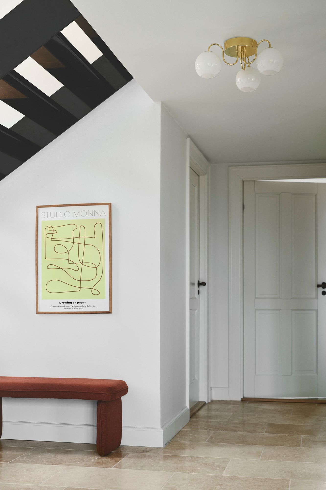 Franca | Ceiling light | Brass
