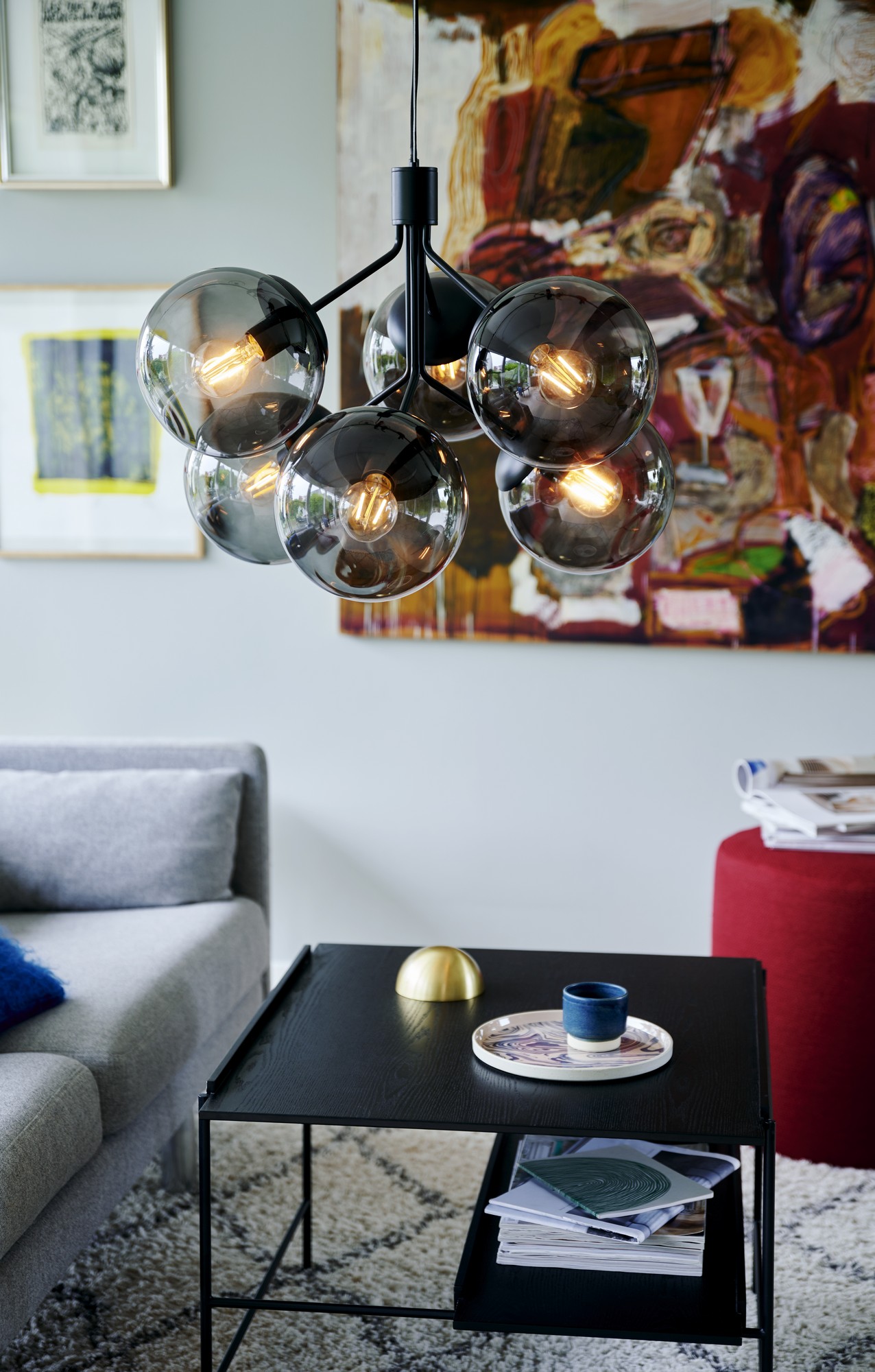 Ivona 6-Spot | Pendant | Black