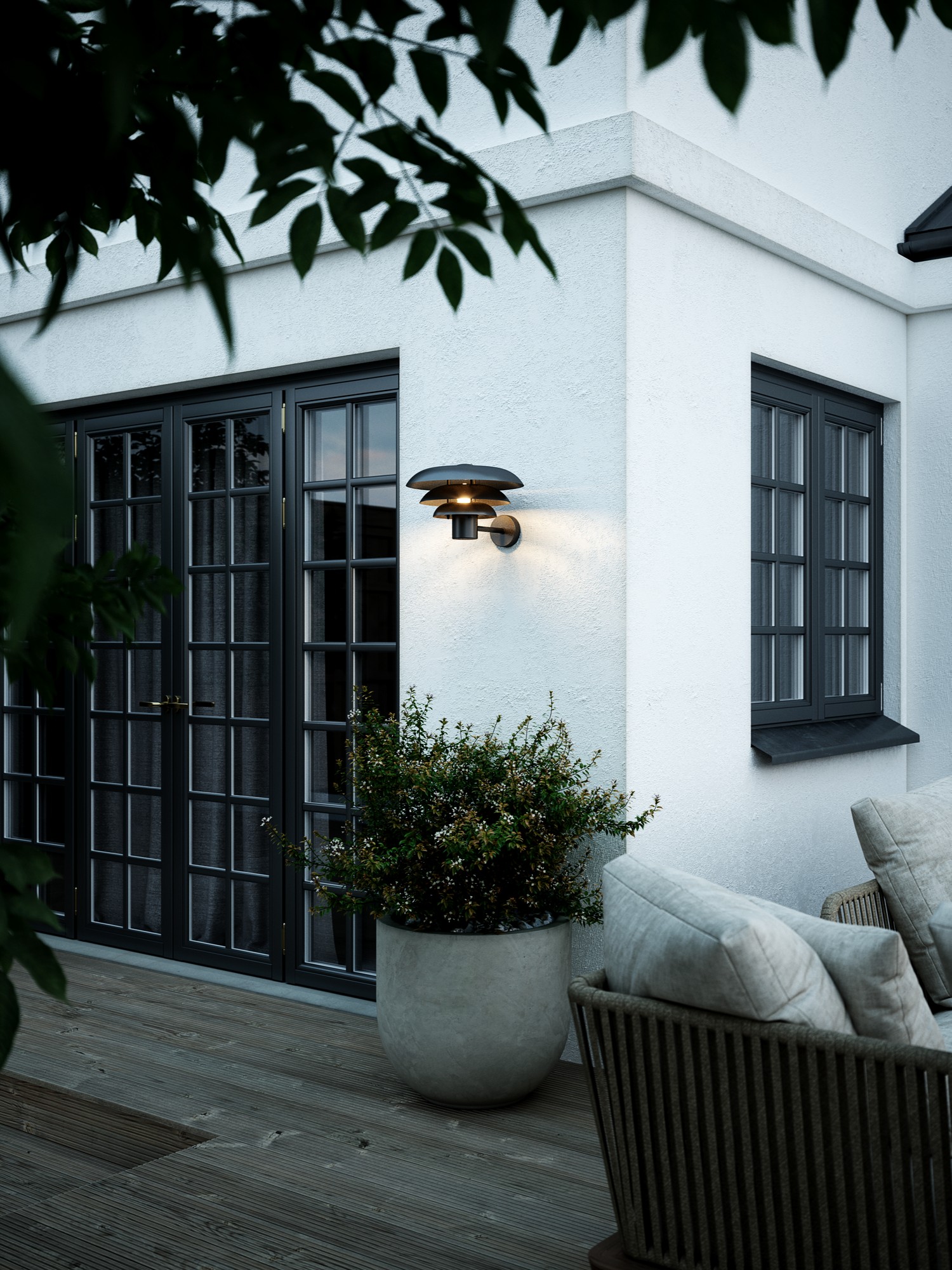 Kurnos 35 | Wall light | Black