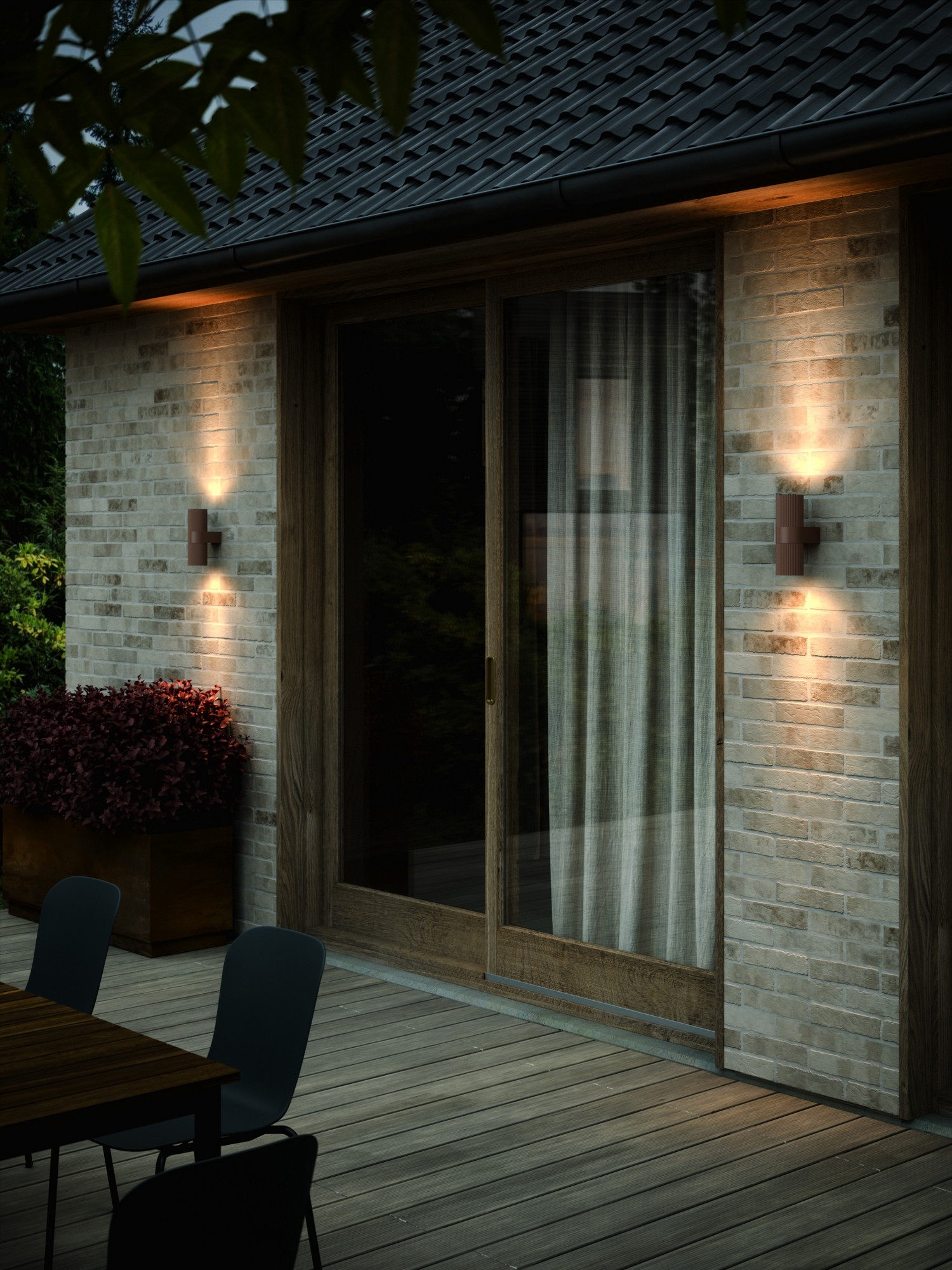 Kyklop Ripple | Wall light | Rusty