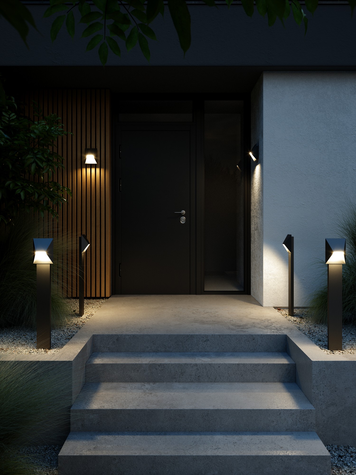 Pontio | Garden light | Black