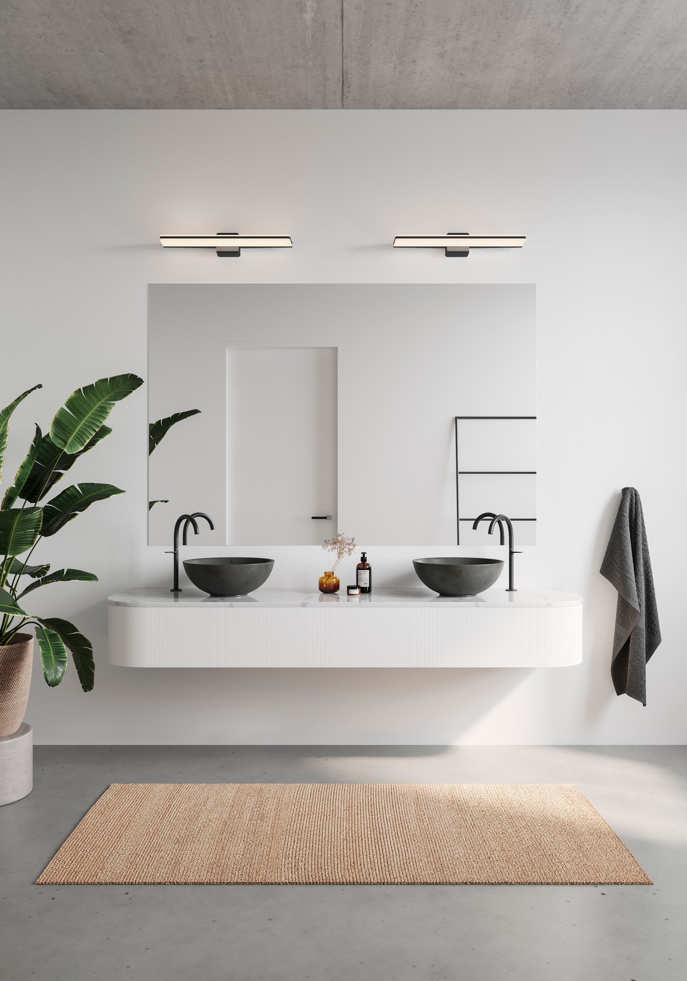 Tinia 60 | Wall light | Black